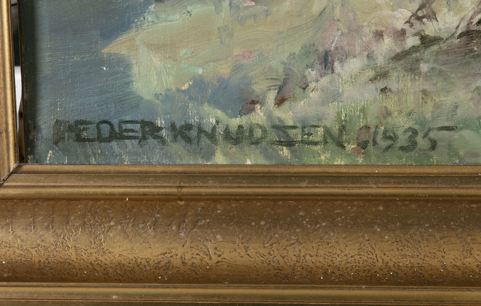 Peder Knudsen | A Scandinavian Lake (1935) | MutualArt