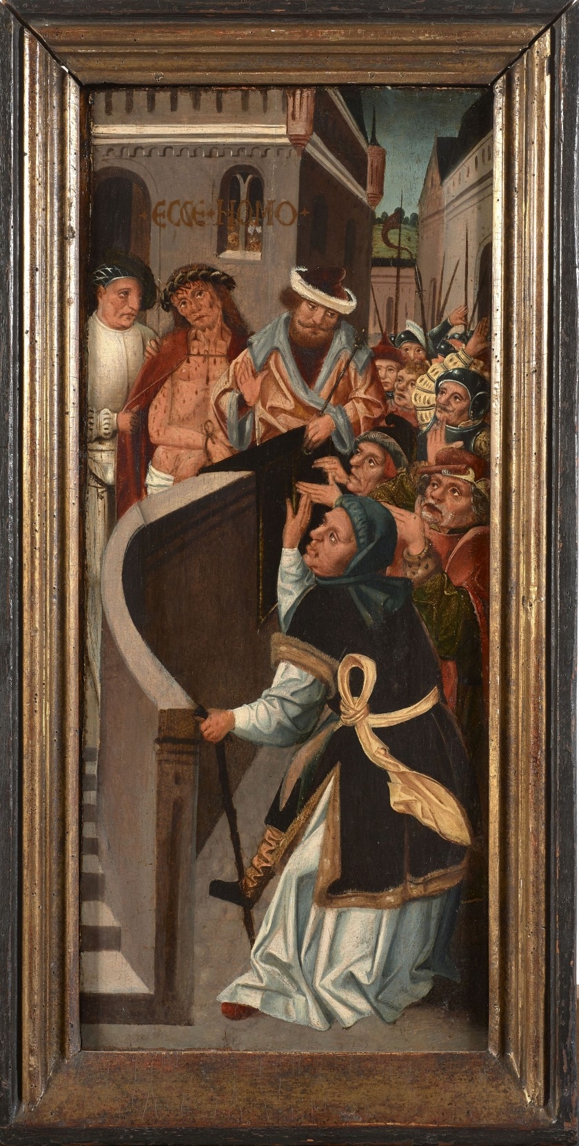 Antwerp School, 16th Century | Ecce Homo et Le Portement de croix (Circa 1520) | MutualArt