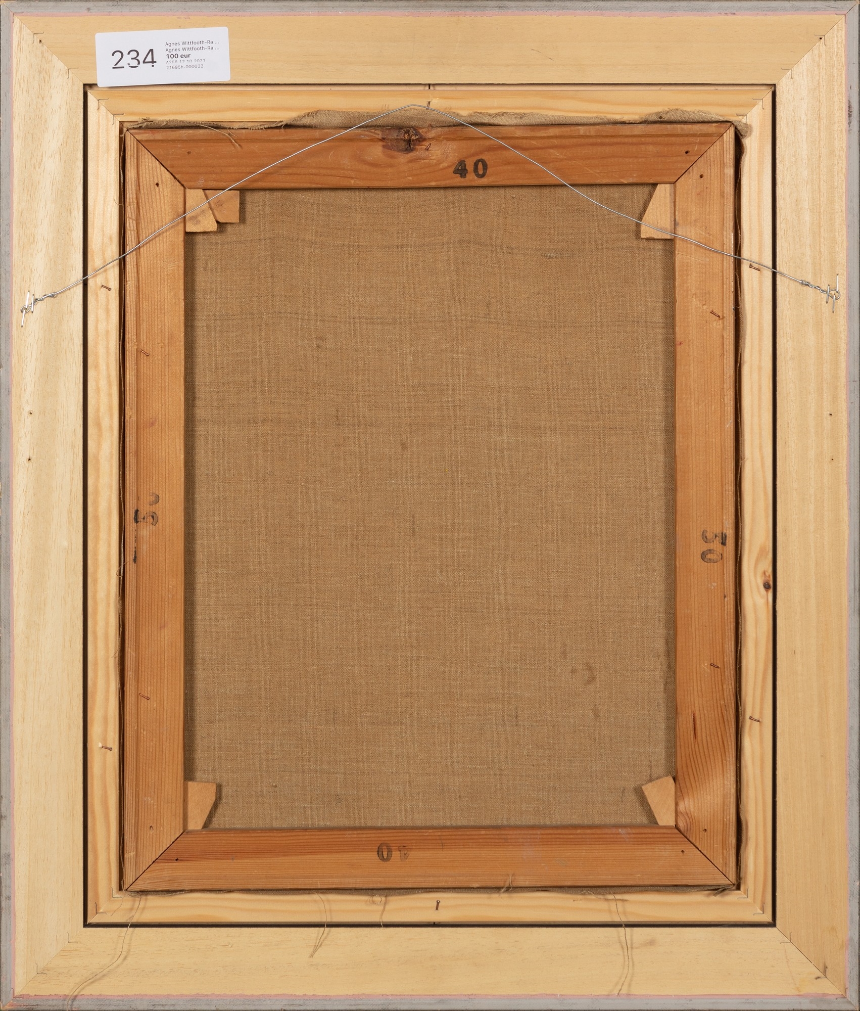 Agnes Wittfooth-Raade | Flowers in a Vase (1953) | MutualArt