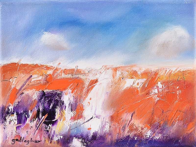 Martin Gallagher | RED LANDSCAPE | MutualArt