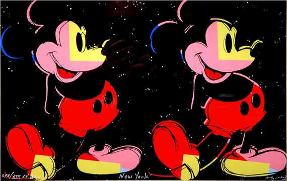 Andy Warhol | Double Mickey Mouse 1981 | MutualArt