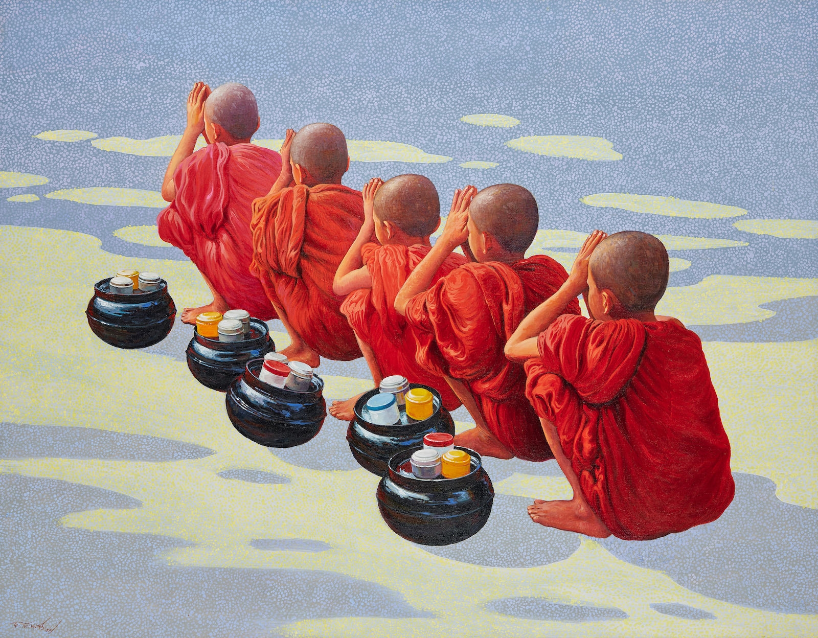 Tin Tun Hlaing | 5 Novices (2000) | MutualArt