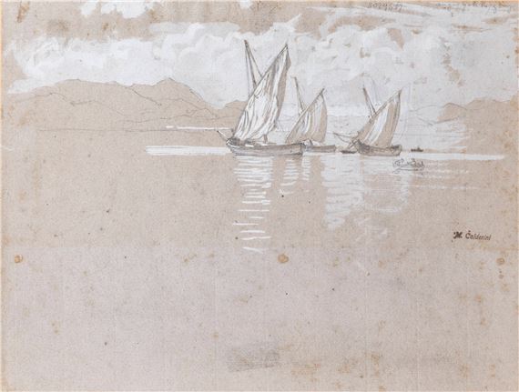 Marco Calderini | Barche alla fonda | MutualArt