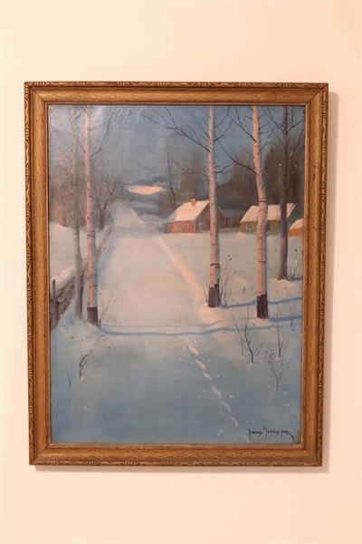 Svend Rasmussen Svendsen | Winter Landscape | MutualArt