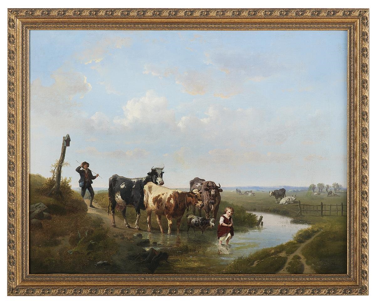 Jean Louis van Kuyck | Crossing the Creek | MutualArt