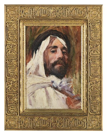 Georges Gasté | Portrait d'un Bedouin | MutualArt