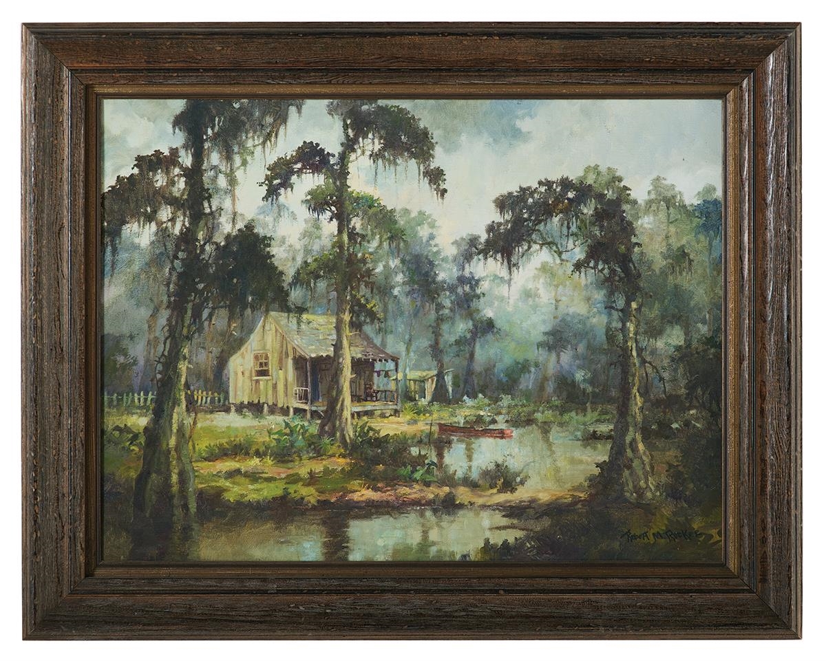 Robert Malcolm Rucker | Cabin on the Bayou | MutualArt