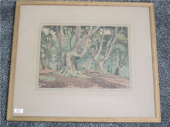 Walter Spradbery | woodland landscape | MutualArt