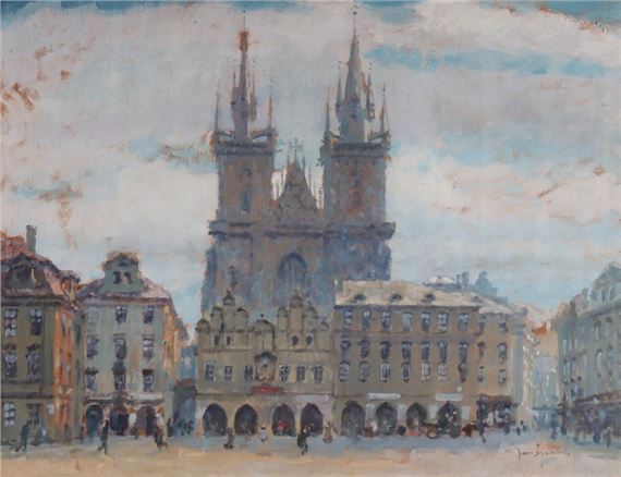 Jan Spácil | Staroměstské náměstí | MutualArt