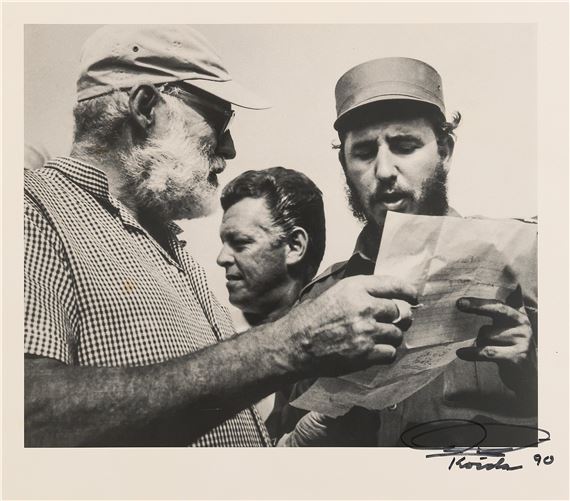 Alberto Korda | Fidel Castro and Ernest Hemingway | MutualArt