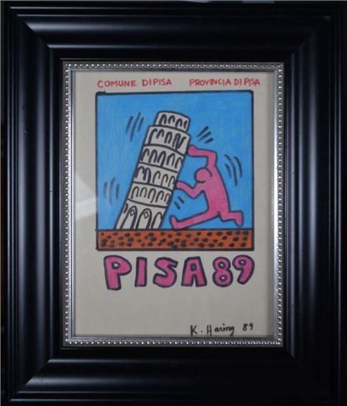 Keith Haring | Tower of Pisa | MutualArt