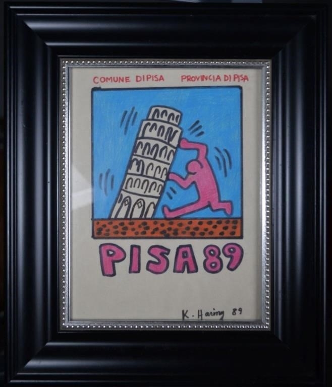 Keith Haring | Tower of Pisa | MutualArt