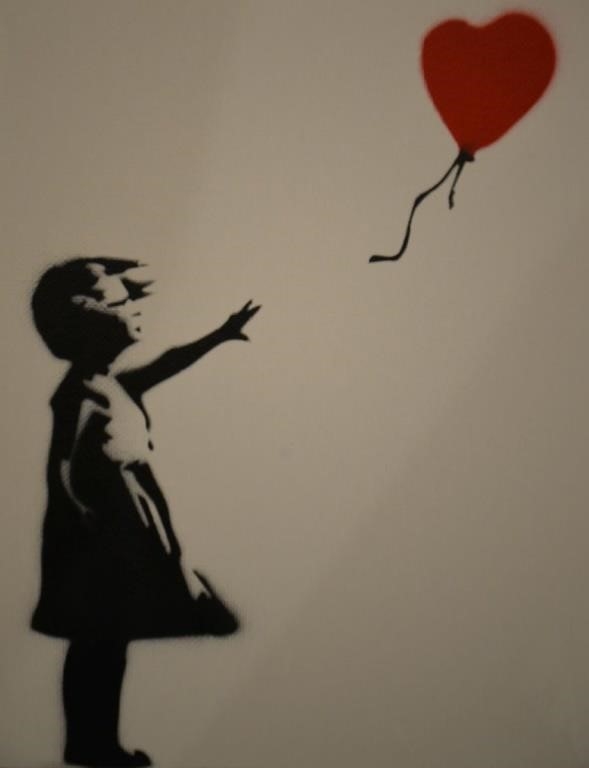 Banksy | Girl with Red Balloon! | MutualArt