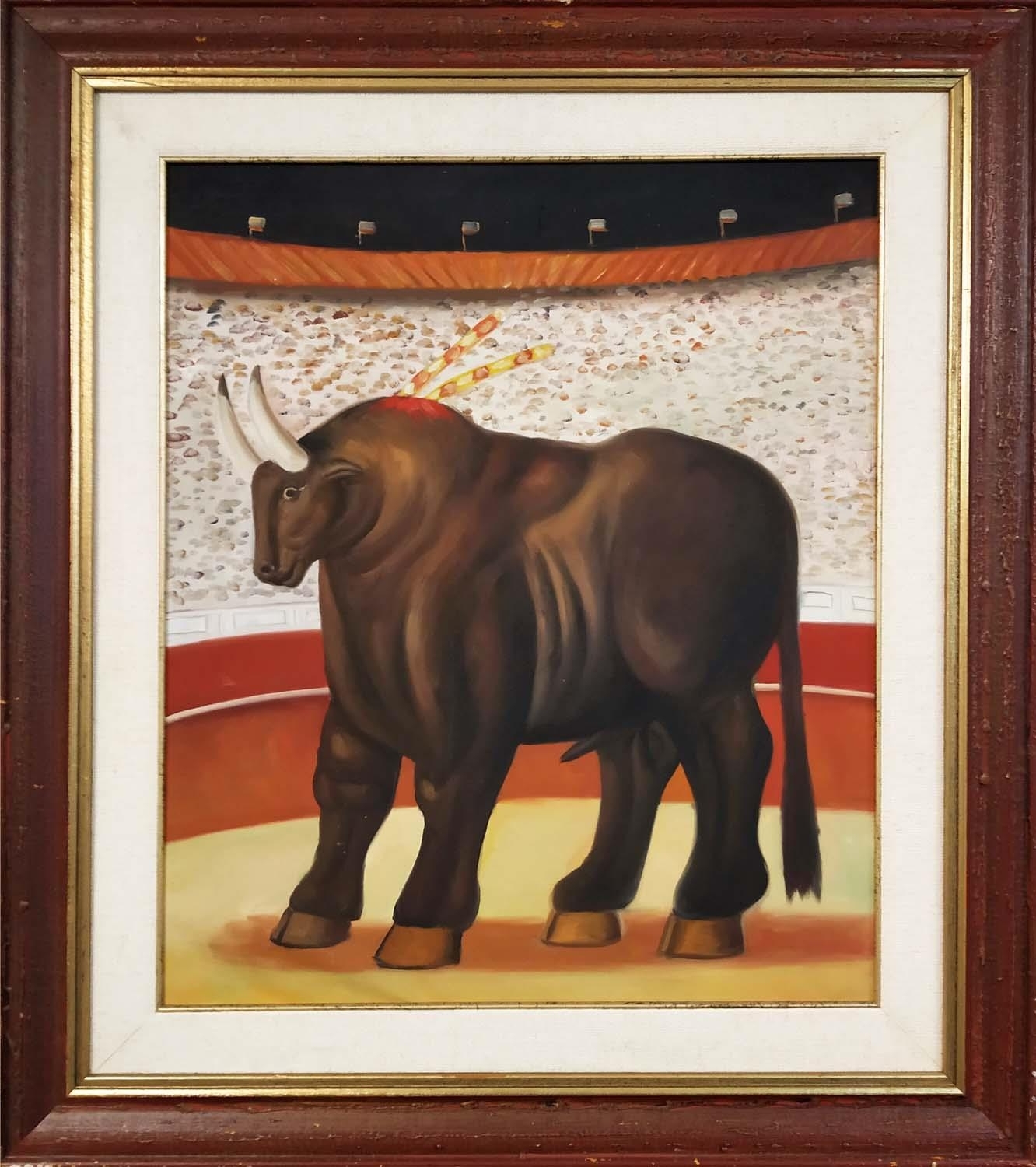 Fernando Botero | 'Bull in a Corrida' | MutualArt