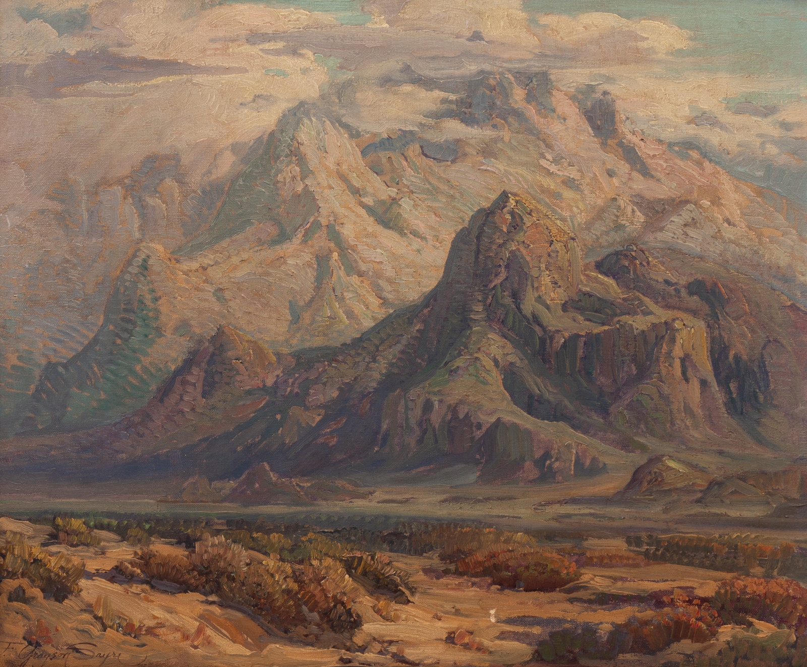 Fred Grayson Sayre | In the Castle Dome Mountains | MutualArt