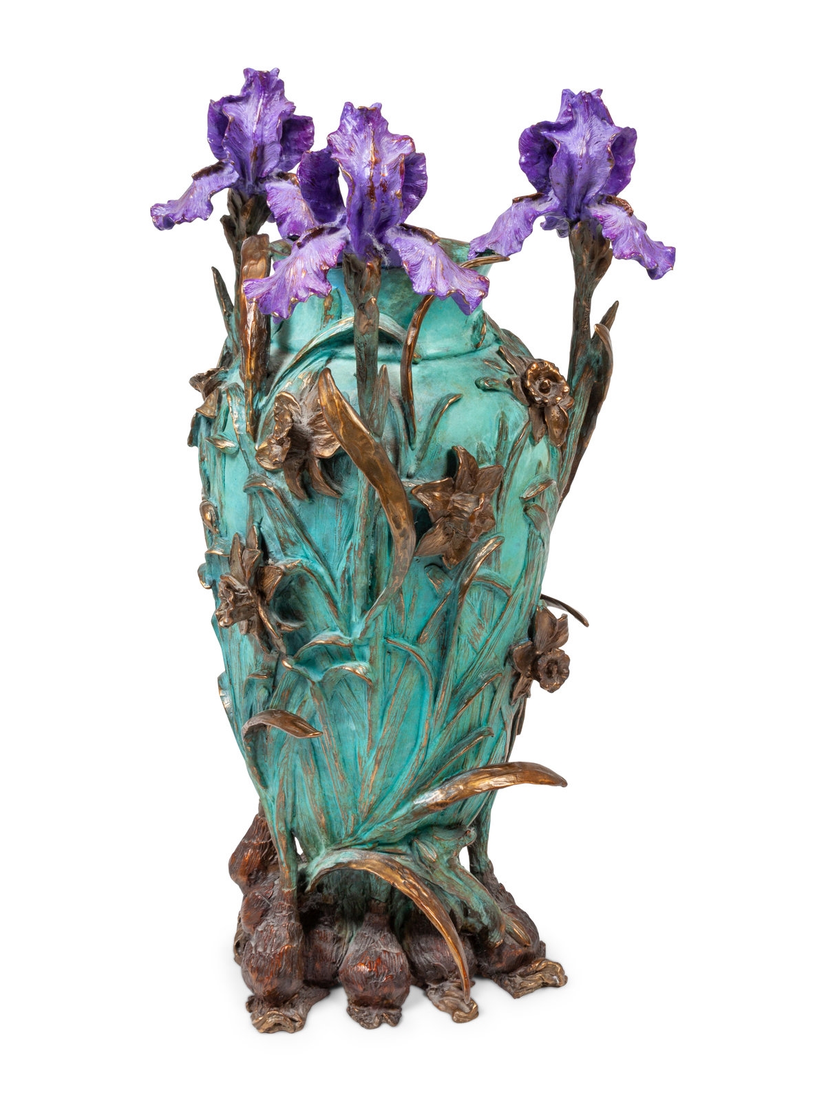 William Ravencroft Sharles | Iris Vase (1992) | MutualArt