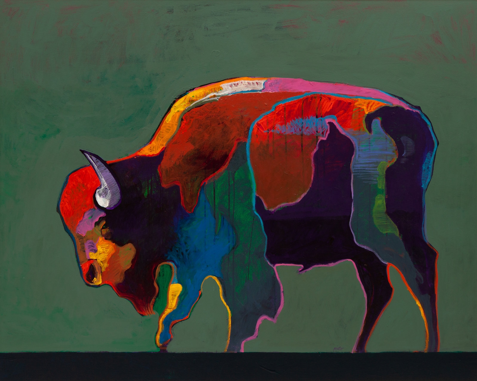 John Nieto | Buffalo Dancer | MutualArt