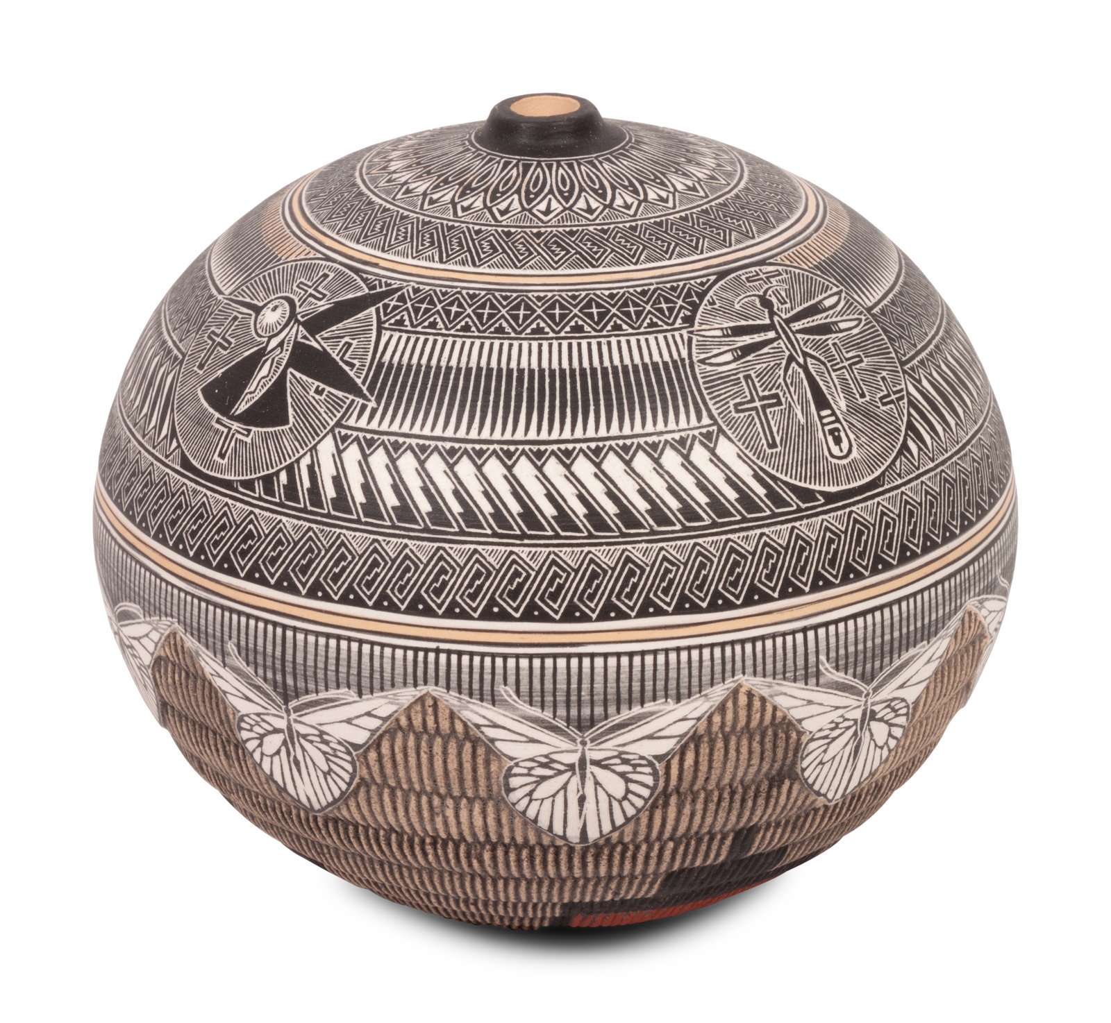 Wallace Nez | Sgraffito Seed Jars | MutualArt