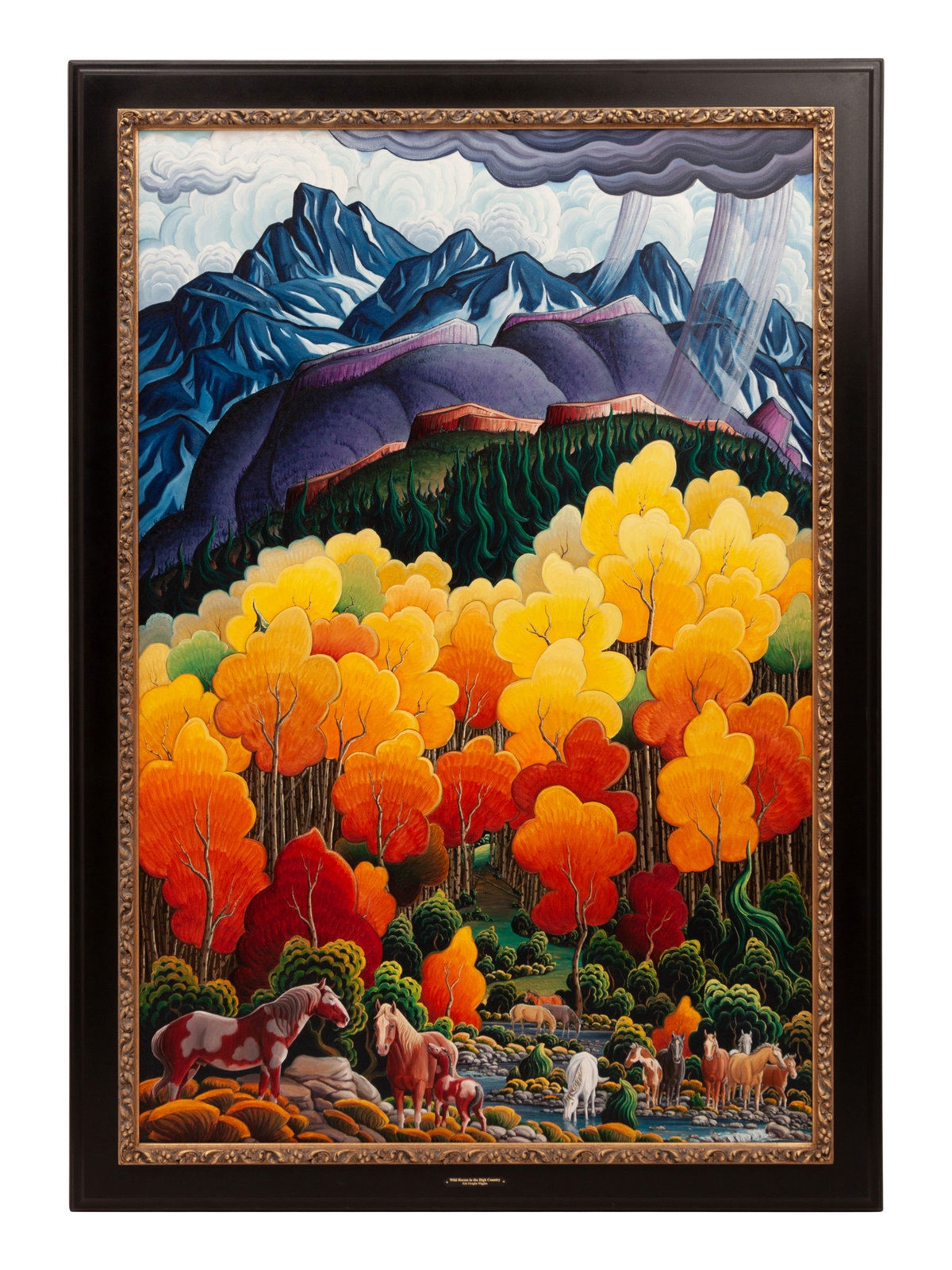 Kim Wiggins | Wild Horses in the High Country (2012) | MutualArt