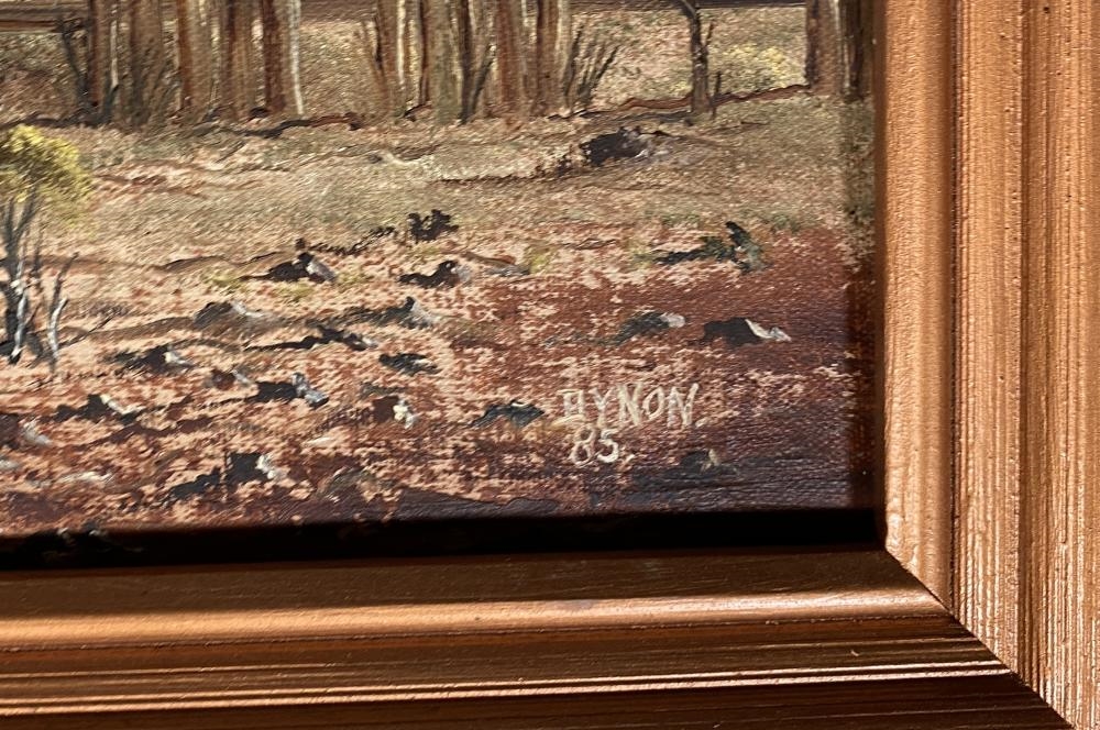 John Dynon | Galahs on Mundi Mundi via Broken Hill (1985) | MutualArt