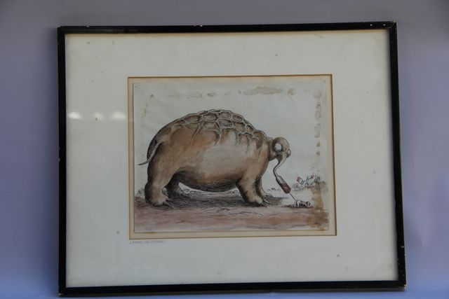 Roland Topor | Lavage de cerveau (1963) | MutualArt