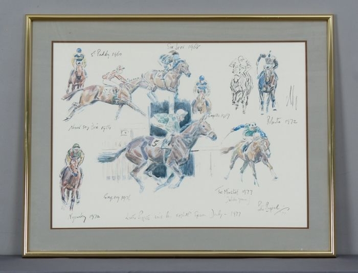 Peter Biegel | Lester Piggott Wins His Eigth Epsom Derby-1977 (Circa ...