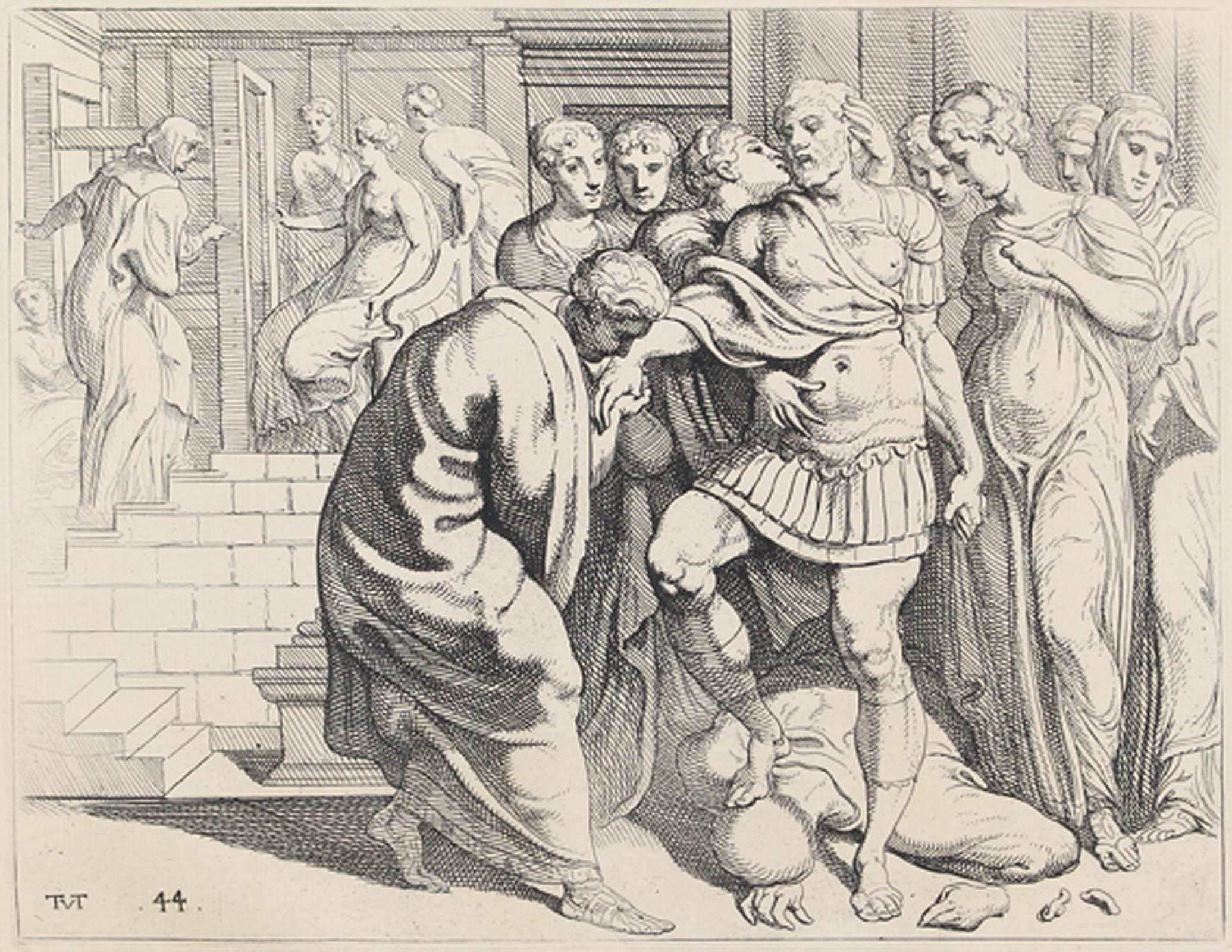 Theodoor Van Thulden | Odysseus Amme Euriklea benachrichtigt Penelope ...