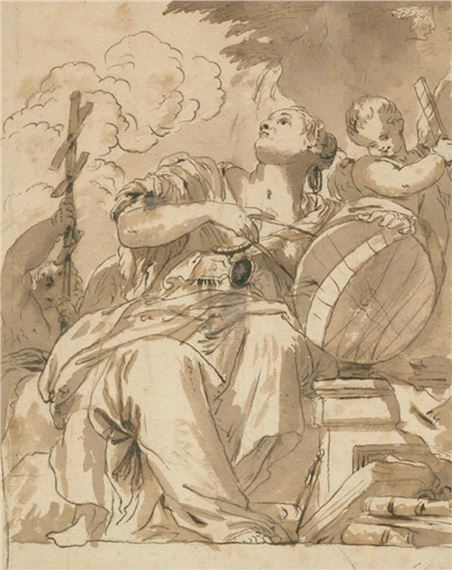 Francesco Rustici | Personifikation der Astronomie bzw. Astrologie (17 ...