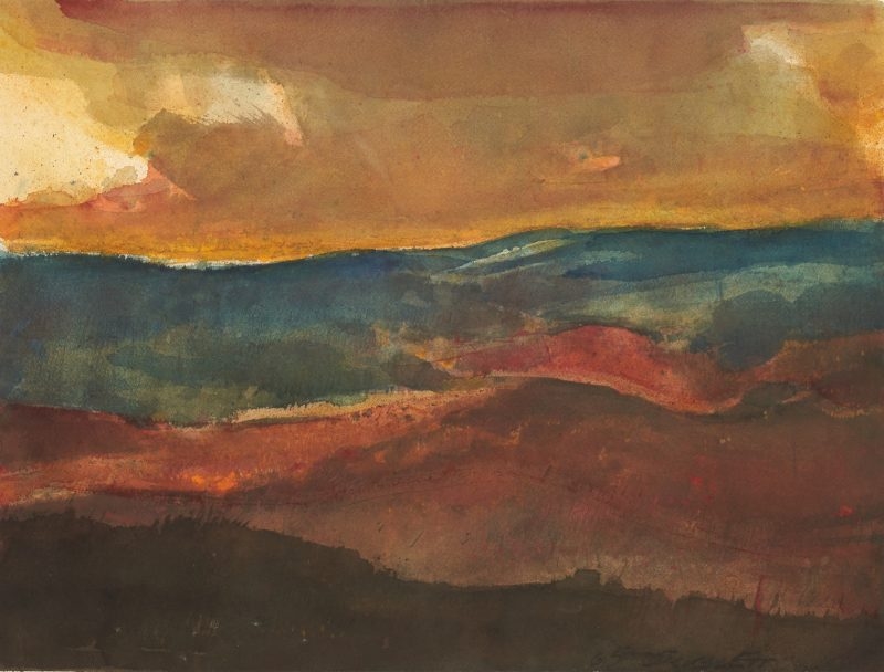 Carl Sublett | Mountain Range (1965) | MutualArt