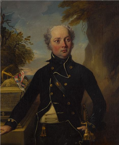 Richard Livesay | Portrait of Captain John Harvey (1740-1794), half ...