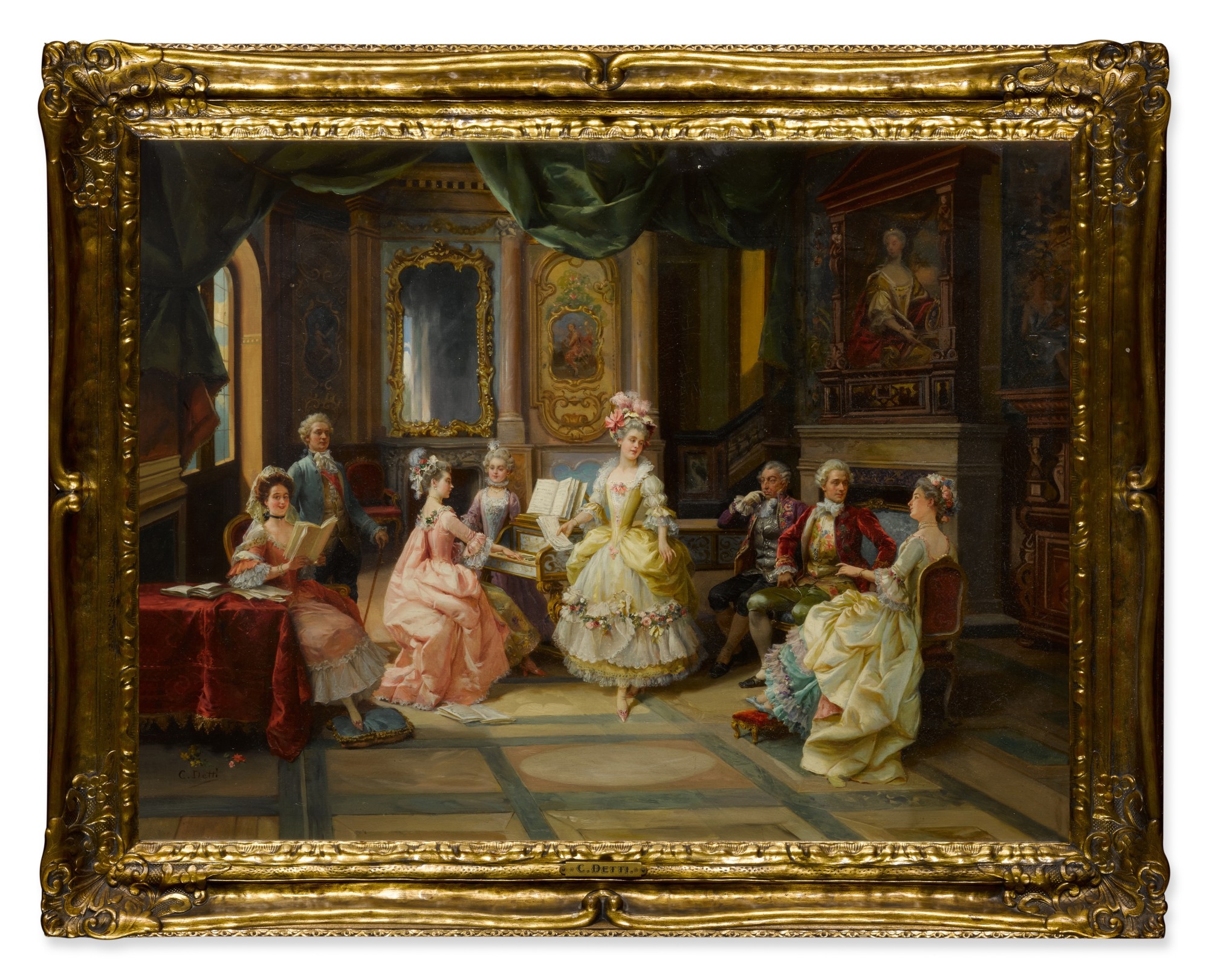 Cesare-Auguste Detti | Music in the Parlor | MutualArt