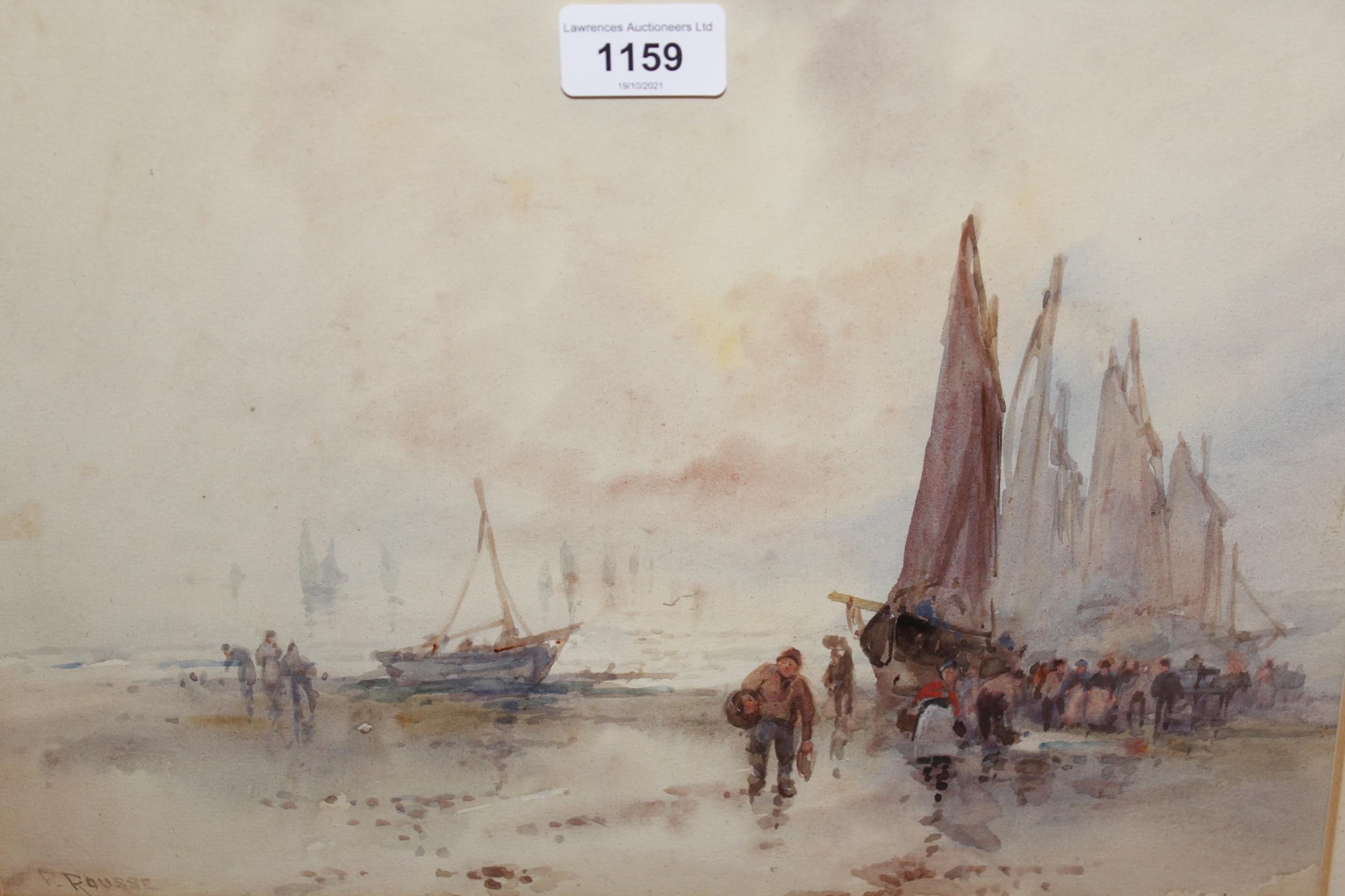 Frank Rousse | Fisher folk and boats | MutualArt