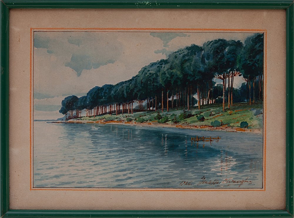 Giuseppe Chiacigh | Pini marittimi | MutualArt