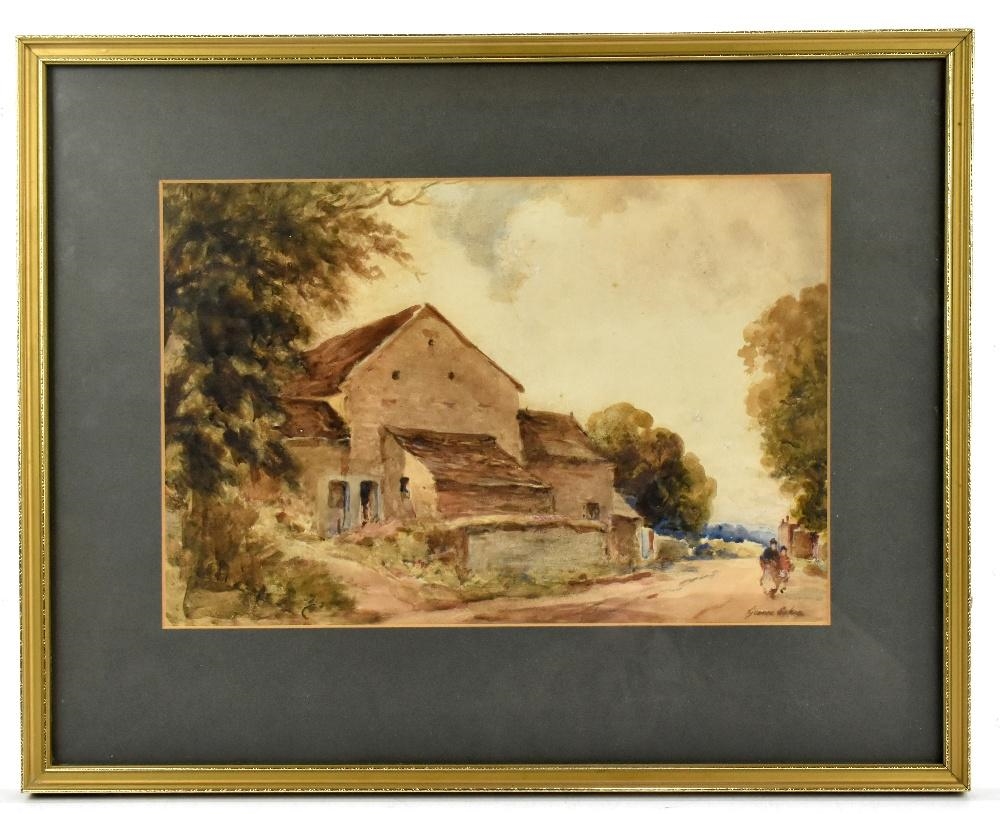 George Sykes | figures walking in a country lane | MutualArt