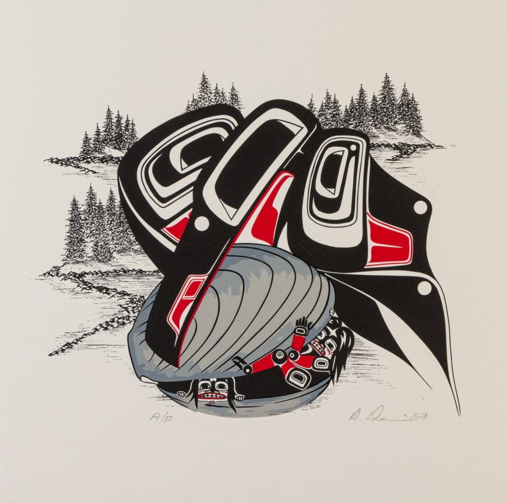 Danny Dennis | Raven and the Clam Shell | MutualArt