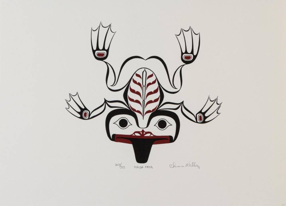 Clarence Mills | Haida Frog | MutualArt