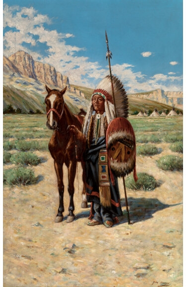 John Hauser | Chief Bald Eagle, Sioux | MutualArt