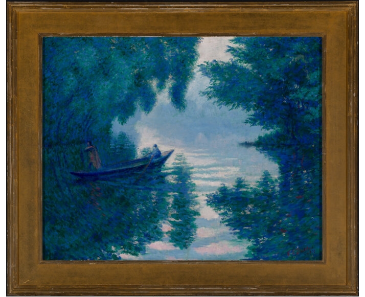 Theodore Earl Butler | Boating on the Epte (1911) | MutualArt