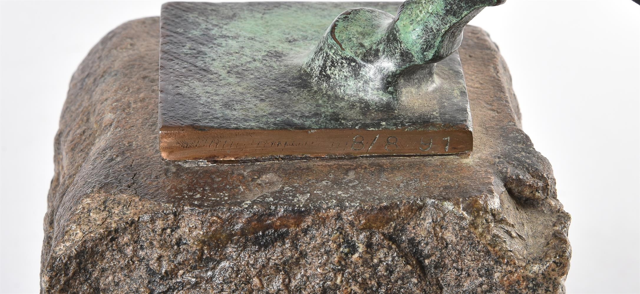 Stephen Broadbent | a limited edition bronze stylised equestrian group ...