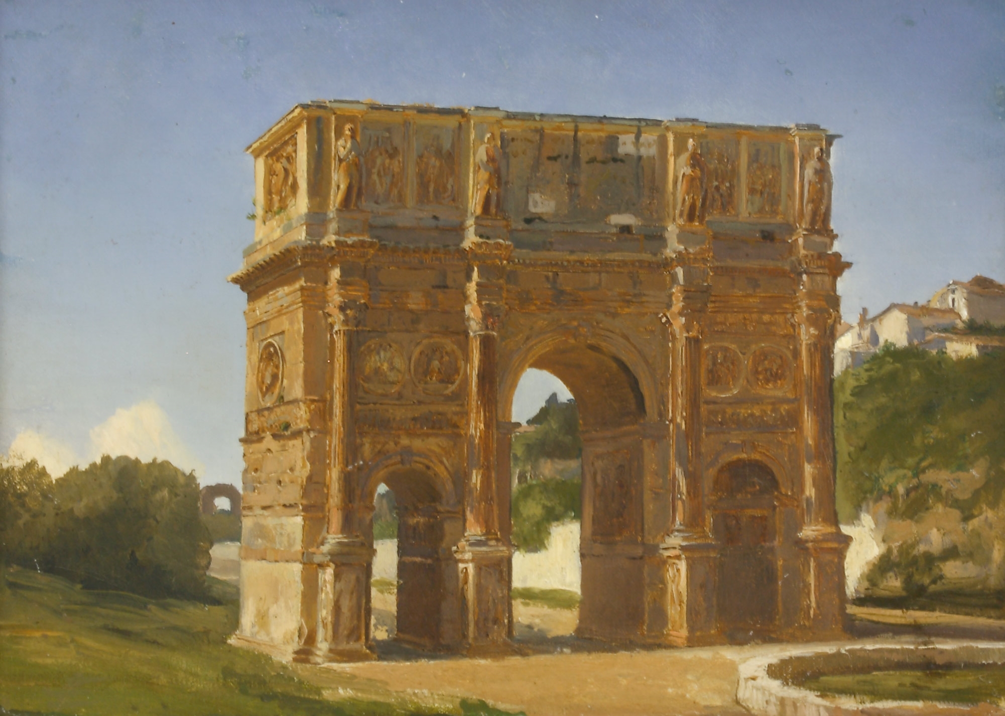 Julius Isaak Jacob Sr. | Der Konstantinsbogen in Rom | MutualArt