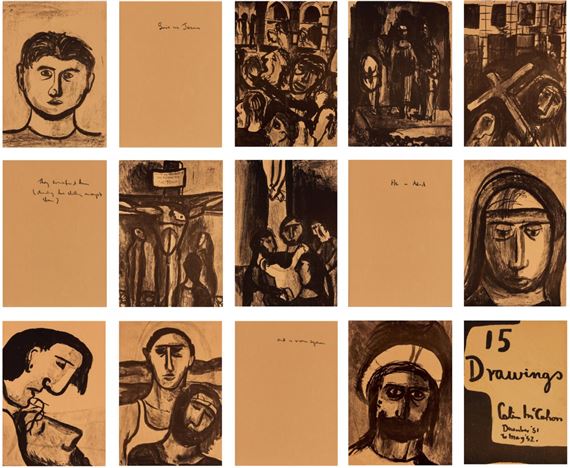 Colin McCahon | Fifteen Drawings for Charles Brasch (1952) | MutualArt