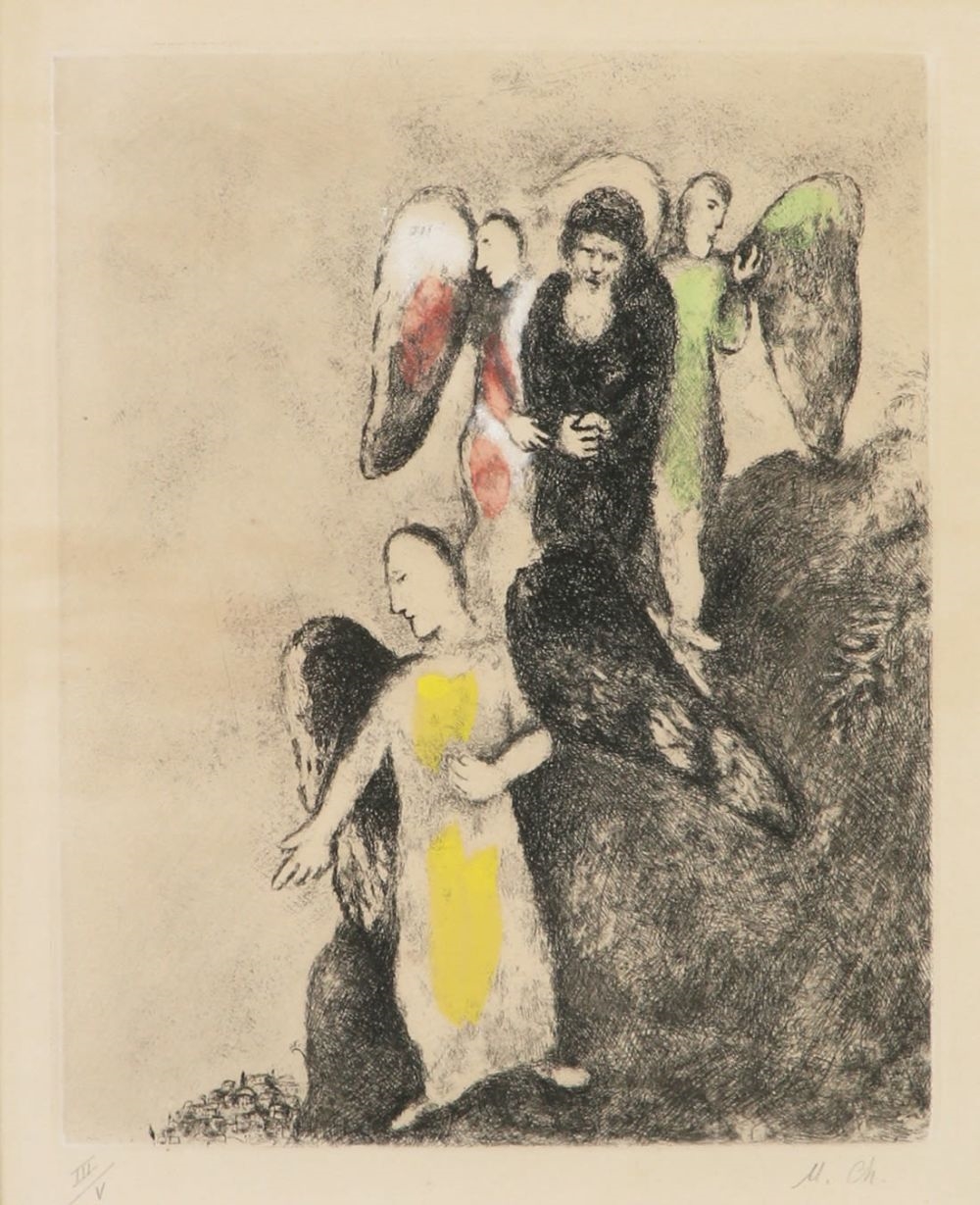 Marc Chagall | Angels, from the Bible Series, | MutualArt