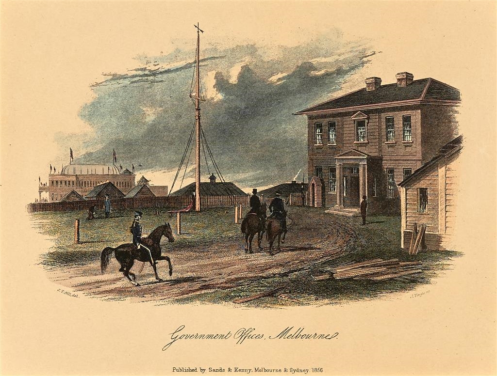 Samuel Thomas Gill | Post office Melbourne & Approaching Melbourne from ...