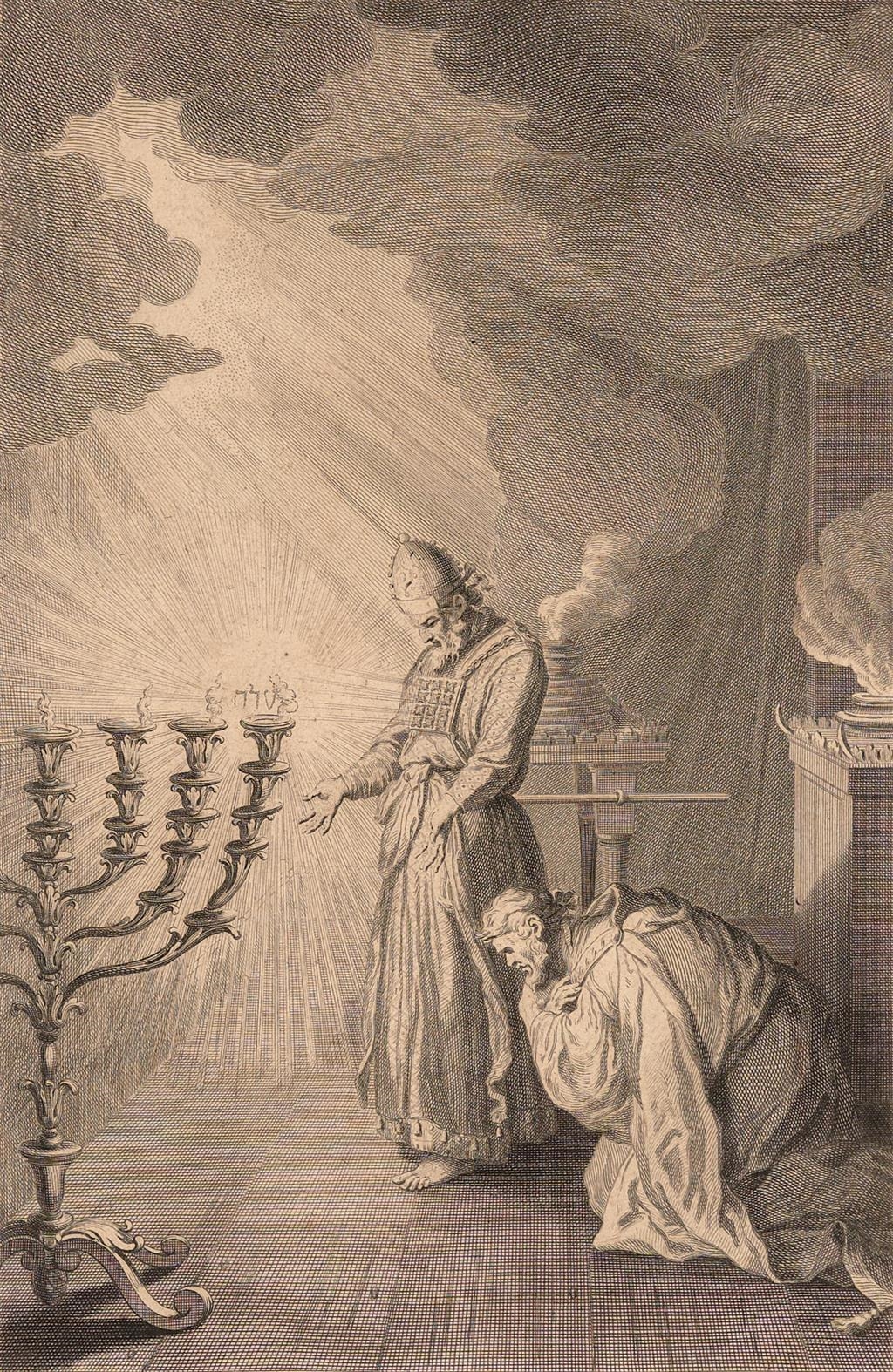 Augustin Calmet | King David & The Priest Abiathar Consult God (1722 ...