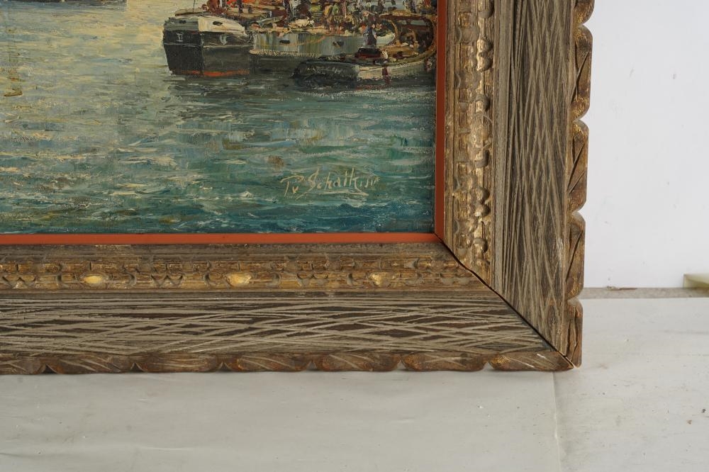 P. Jr. | PAUL VAN SCHAIK JR.: HARBOR SCENE | MutualArt