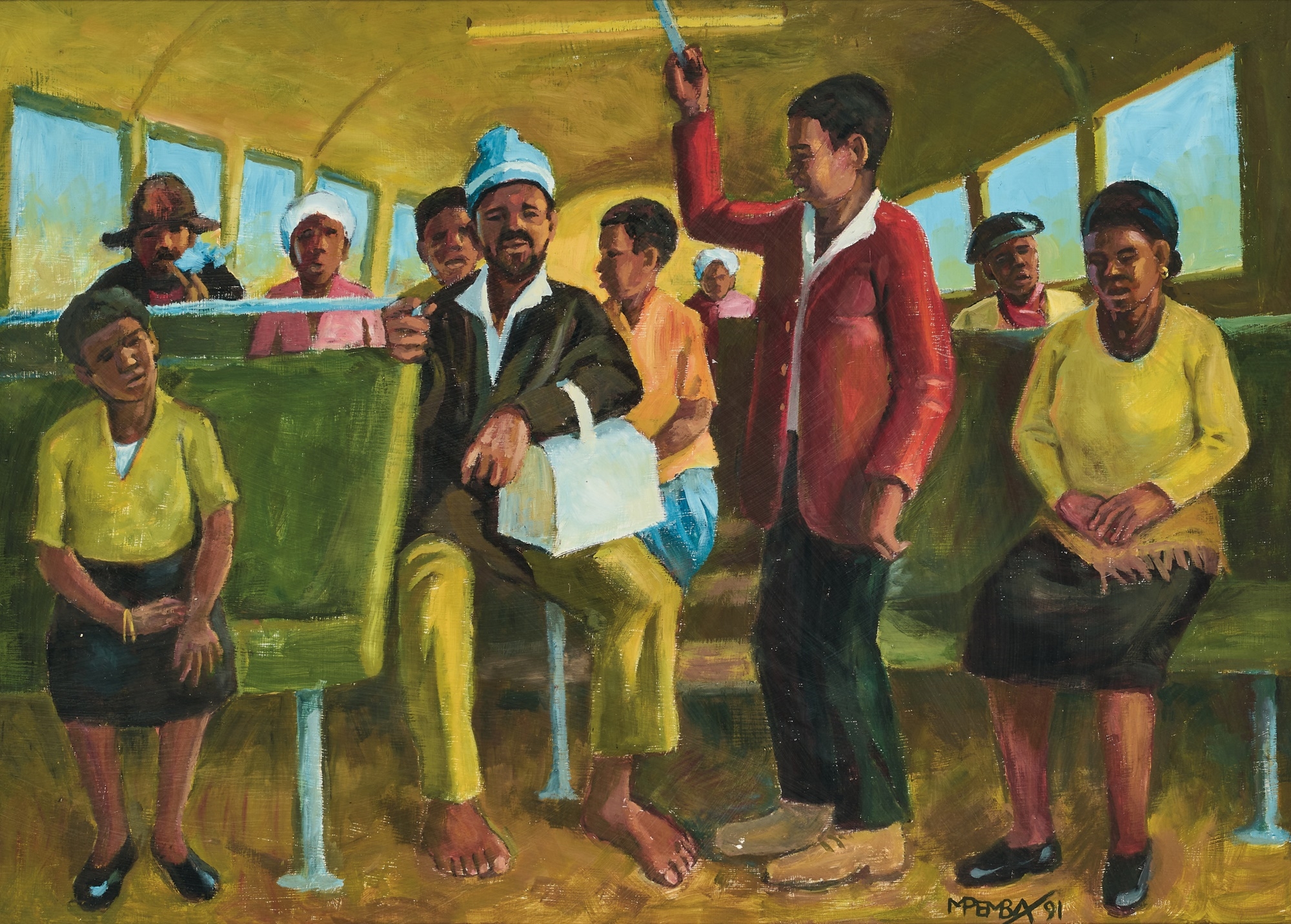 George Pemba | In the Train (1991) | MutualArt