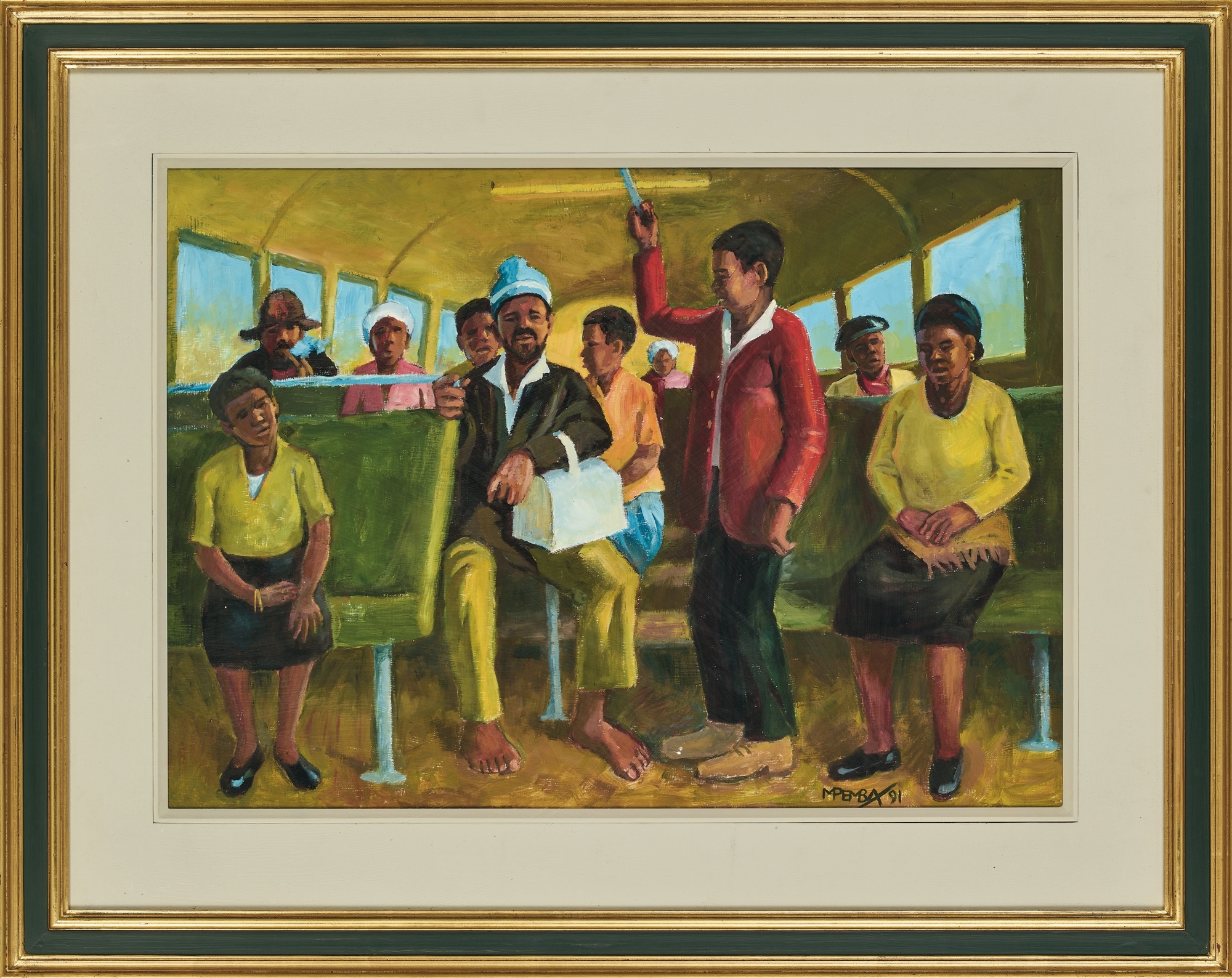 George Pemba | In the Train (1991) | MutualArt