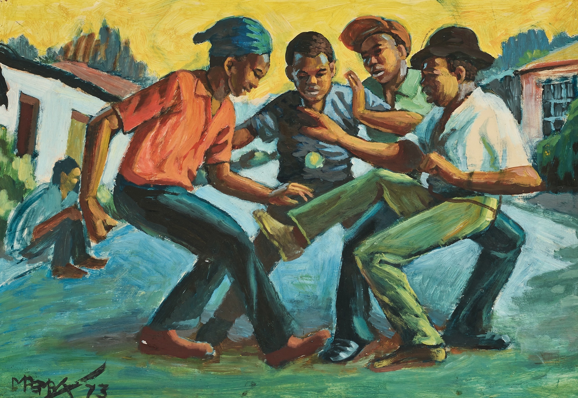 George Pemba | Township Games (1973) | MutualArt