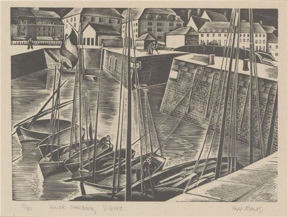 Guy Malet | Dieppe and La Plage (1973) | MutualArt
