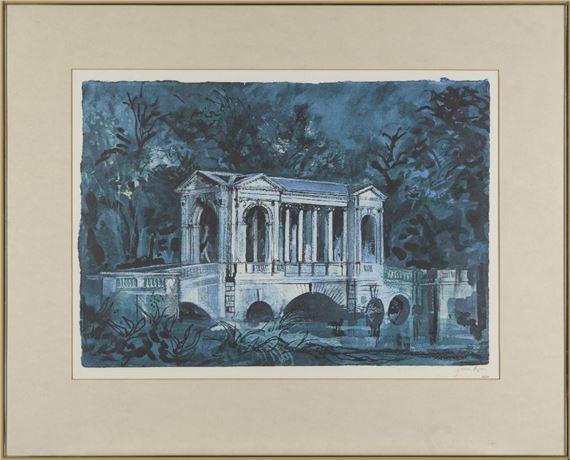 John Piper | John Piper's Stowe: The Palladian Bridge (1983) | MutualArt